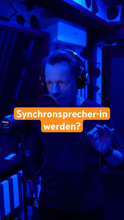 Deine Stimme. Dein Erfolg! 🎤 Werde Synchronsprecher•in - YouTube