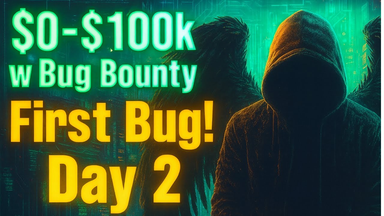 0-$100k w Bug Bounty | First Bug! | Day 2 - YouTube