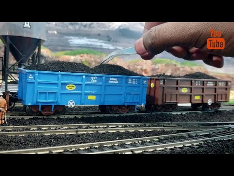 HO Scale Realistic Coal Loads Making | How To Make Easy Removable Coal ...