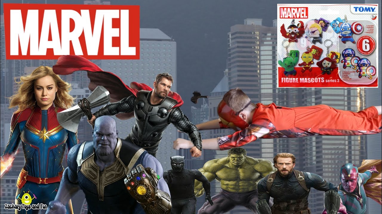 Marvel Avengers Superhero Series 3 Mascots || Iron man flyby - YouTube