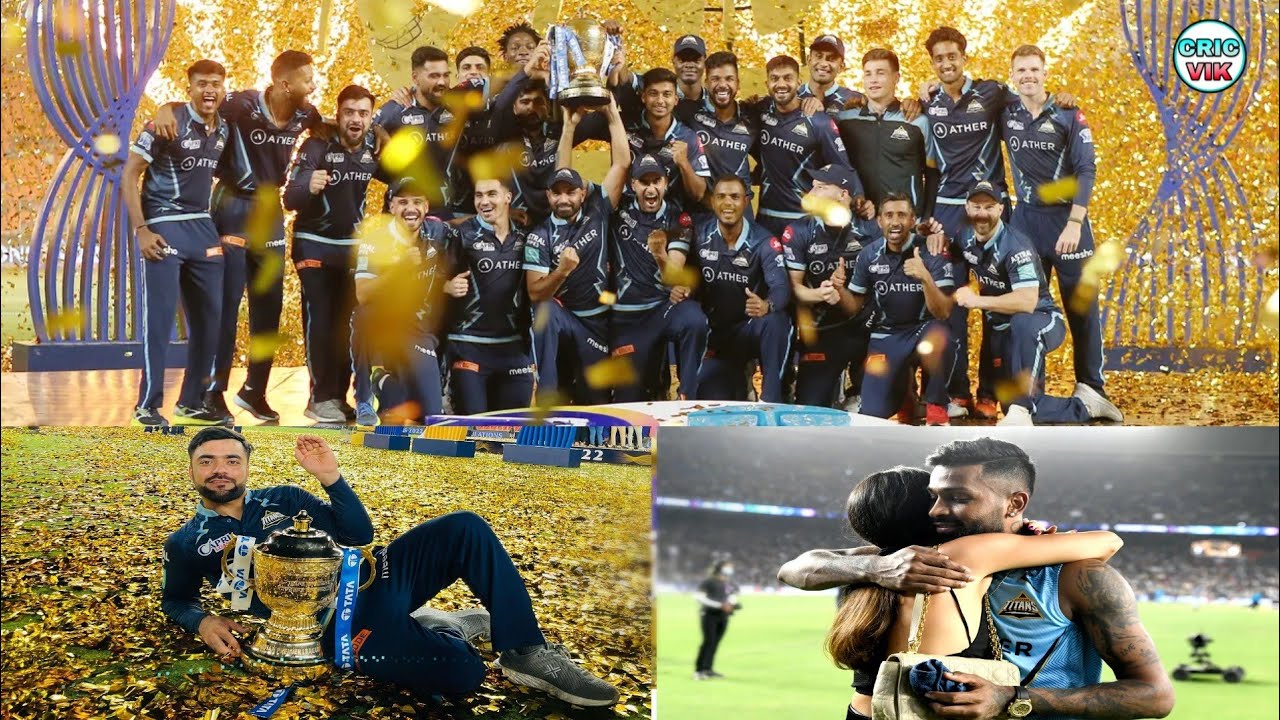 Gujarat Titans IPL 2022 Trophy Winning Moments | Behind the Scenes ...