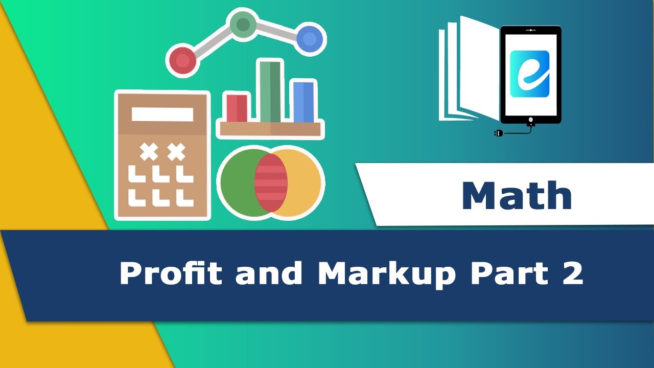 How do we calculate Profit and Markup Rate - Part 2||Animated Maths ...