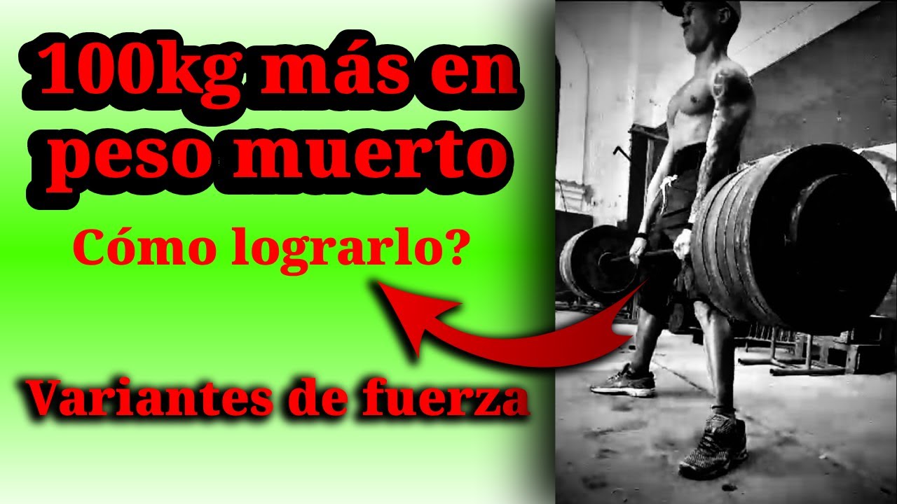 Cómo CARGAR más Kg en PESO MUERTO? Este EJERCICIO te hará llenar la ...