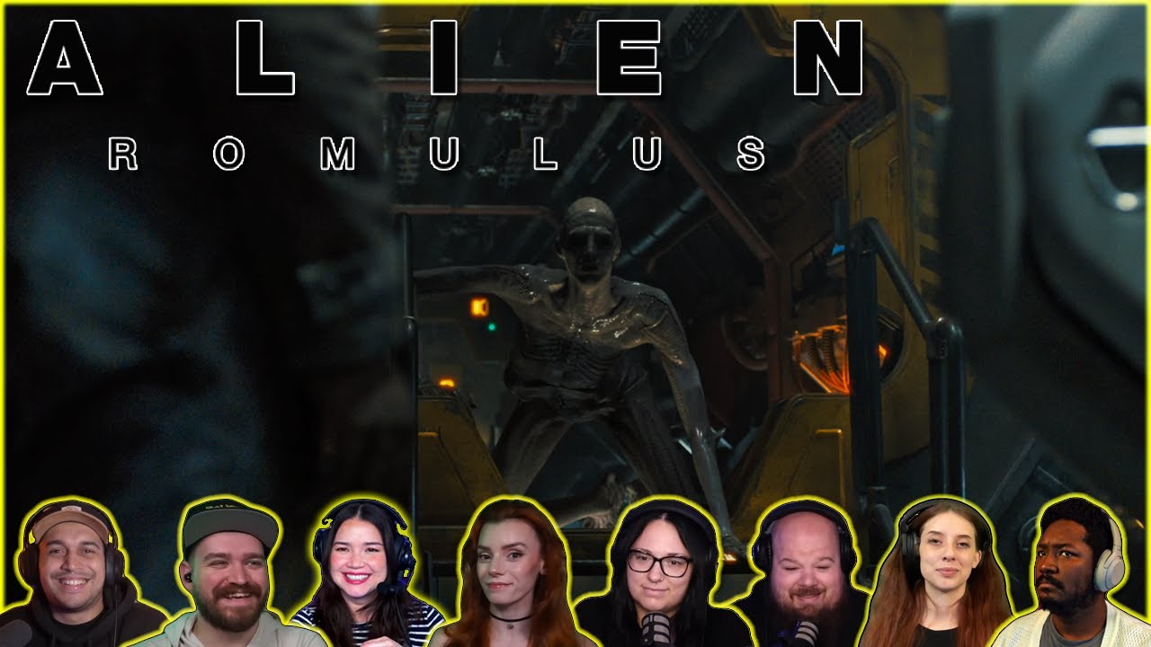 Reactors Reacting to the HYBRID BABY | Alien Romulus (2024) - YouTube