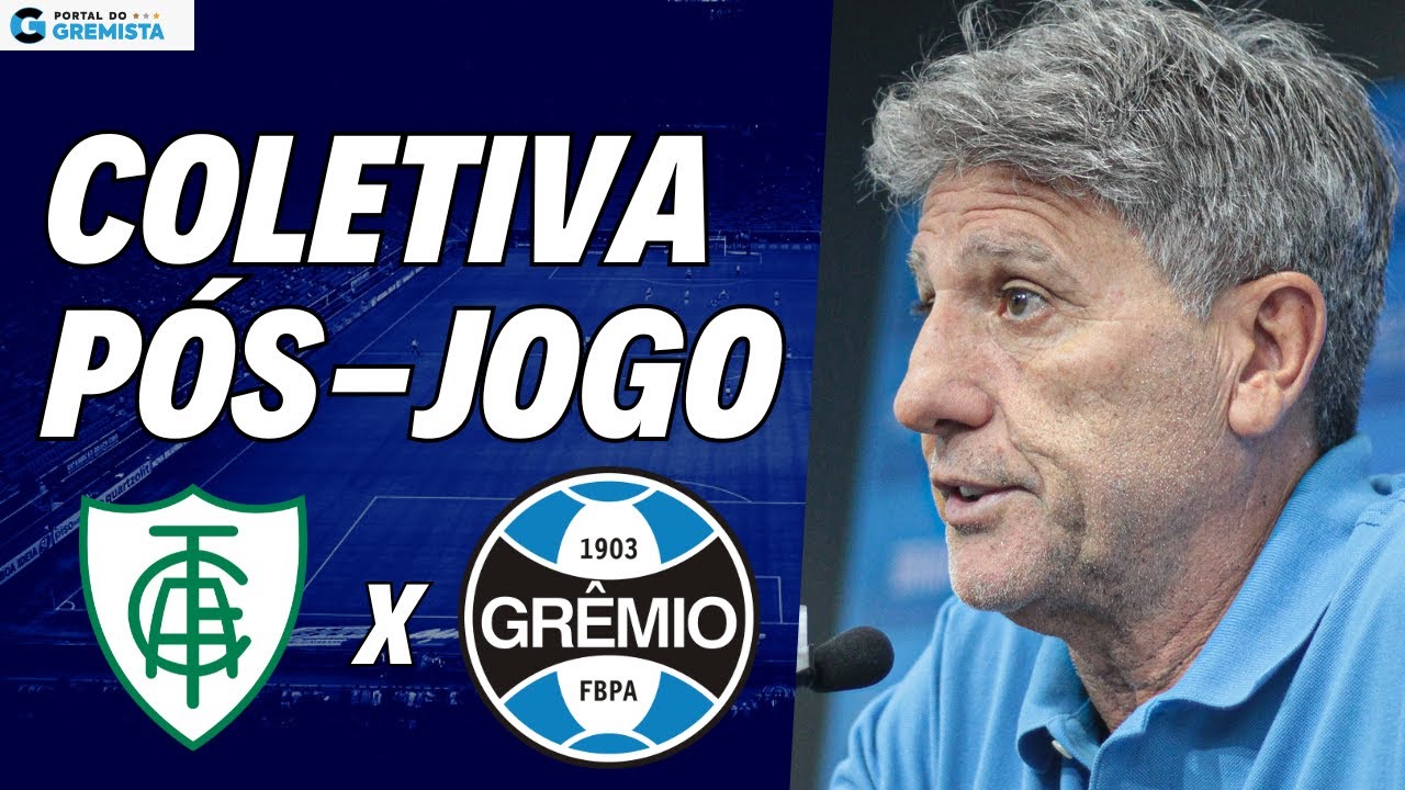 COLETIVA RENATO PÓS JOGO - AMÉRICA MG 3X4 GRÊMIO - YouTube