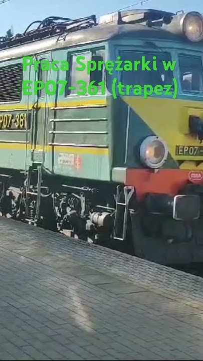 Praca Sprężarki w EP07-361 (trapez) - YouTube