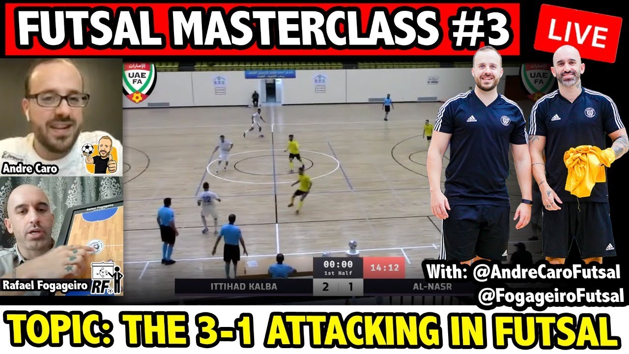 FUTSAL MASTERCLASS #3 EDUCATION | THE 3-1 ATTACKING SYSTEM IN FUTSAL ...