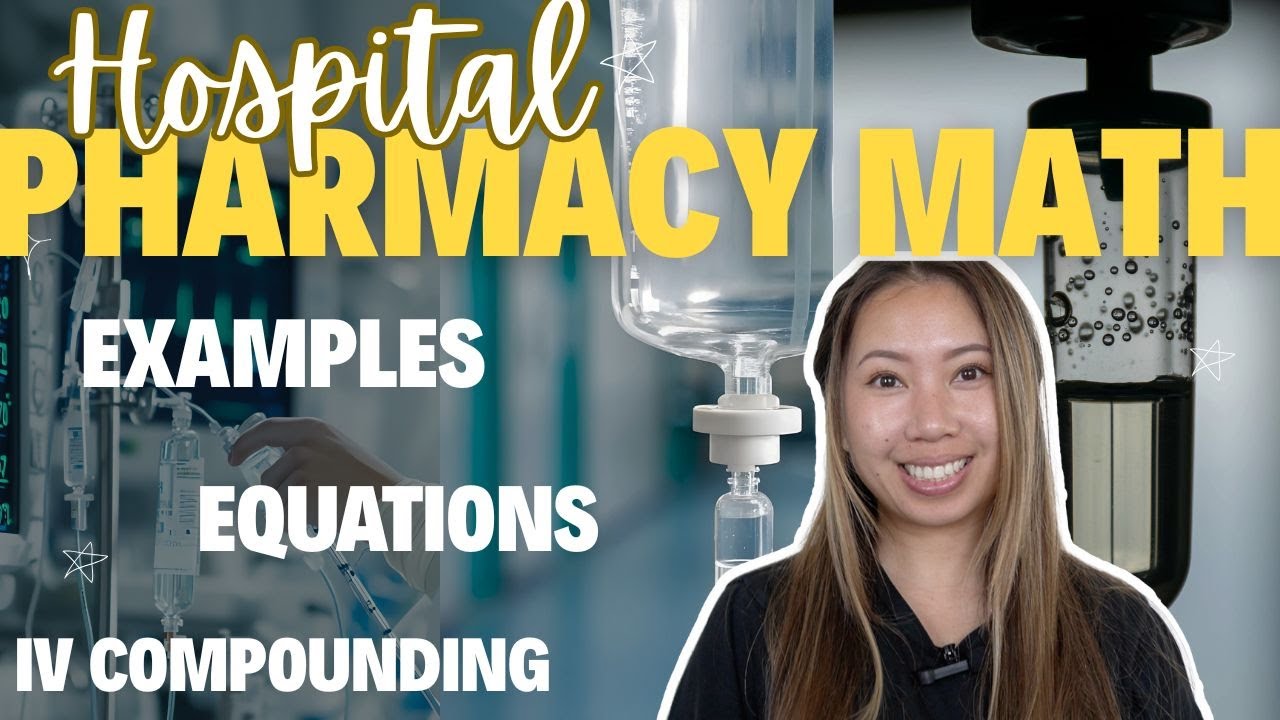 Pharmacy Math You MUST Know for Rotations & Hospital Practice - YouTube