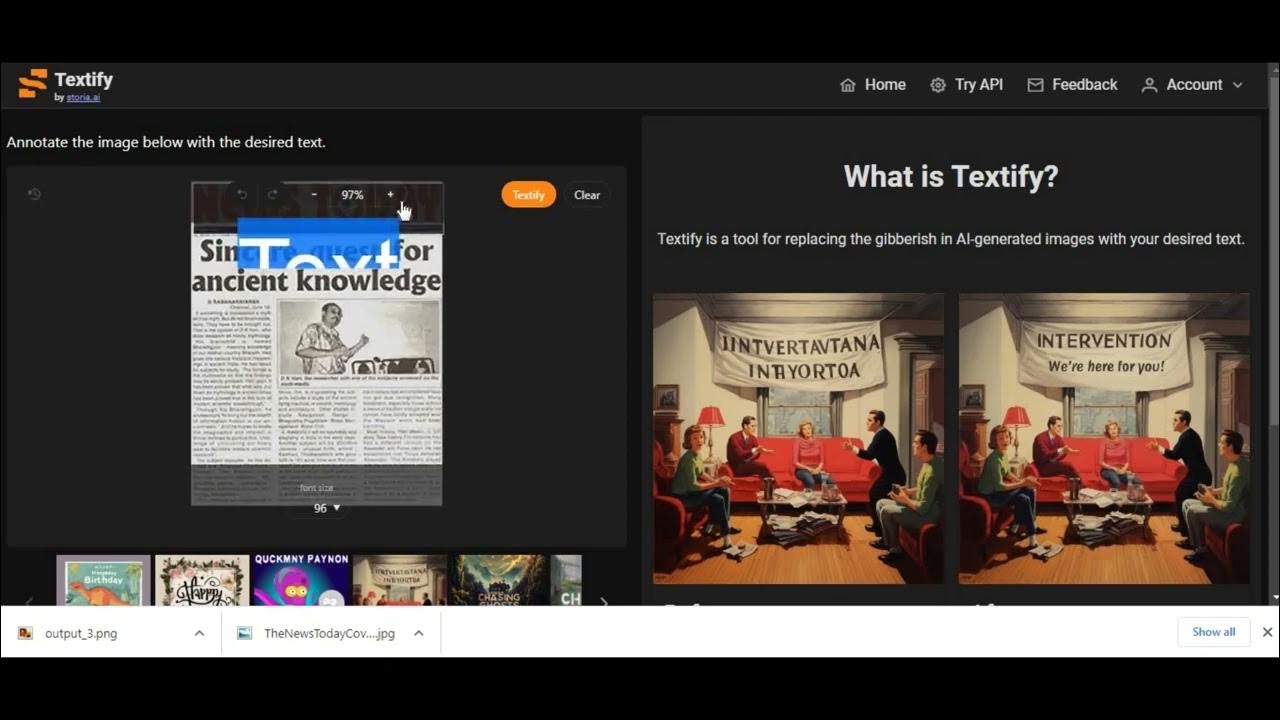 Textify AI tool free Storia - YouTube