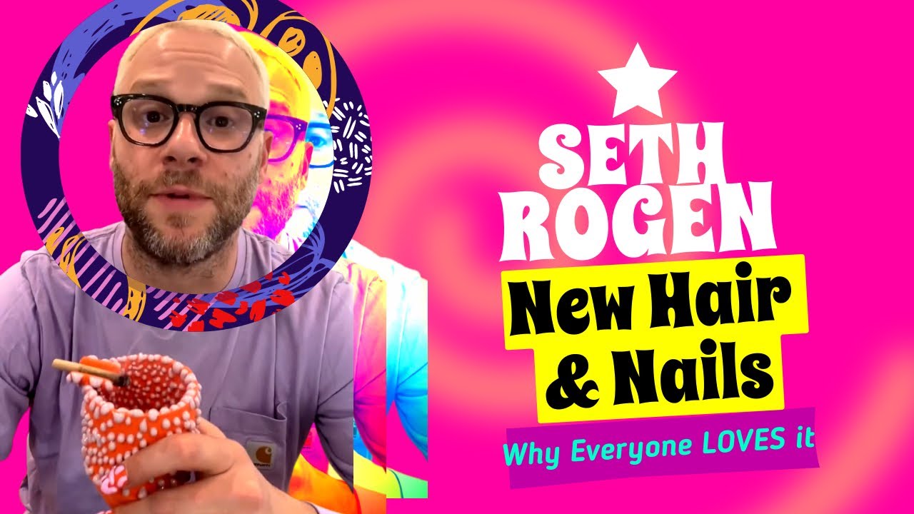 Seth Rogen's Blond Hair and Nails are Talk of the town~ - YouTube