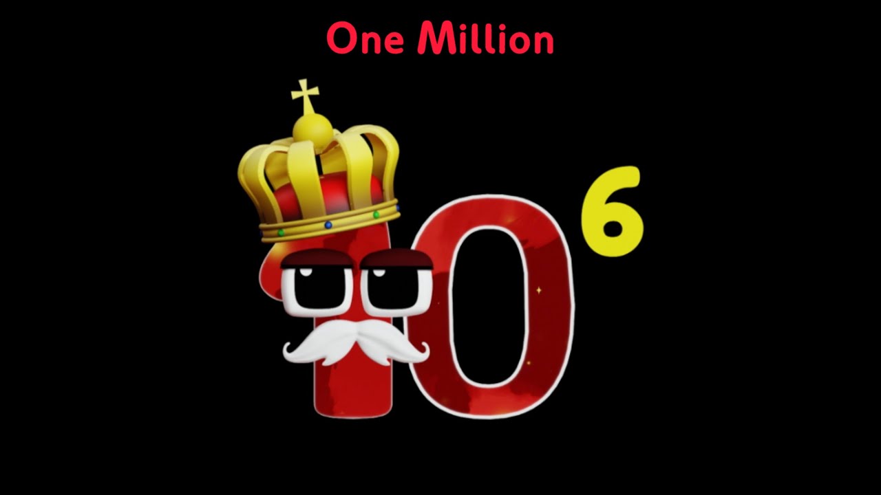 Numbers 0 to 1 Million with sounds and colors - YouTube
