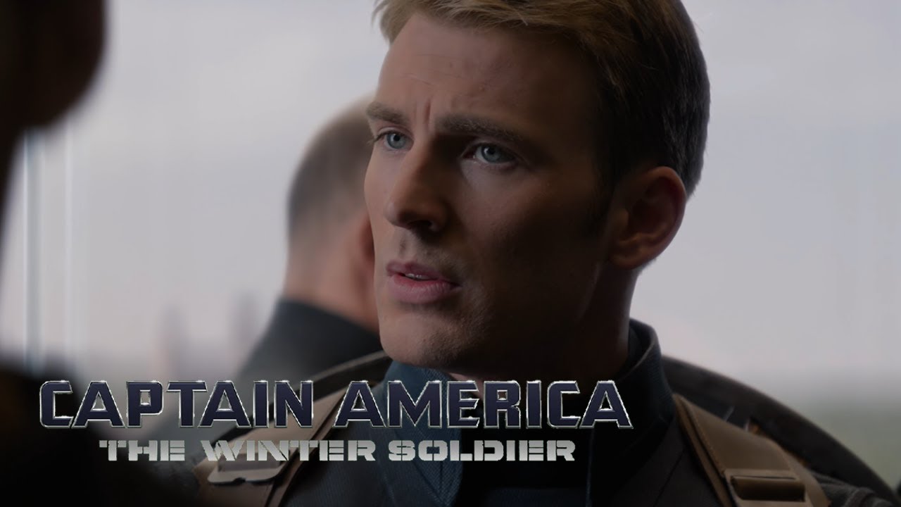 Steve Rogers is trapped in an elevator - Captain America: The Winter ...