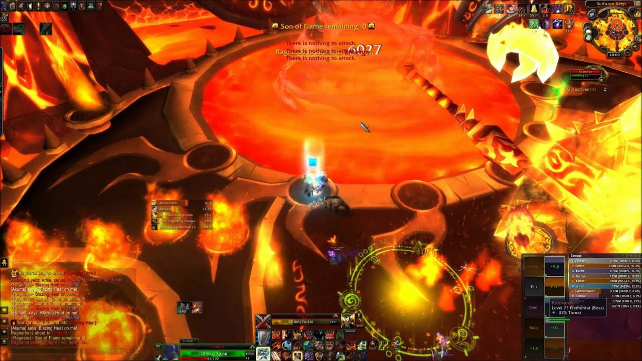 Heroic Ragnaros 10 vs Shard - YouTube