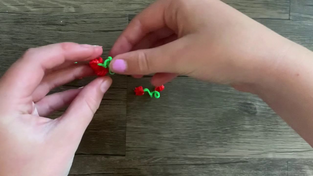 cherry charms tutorial - YouTube