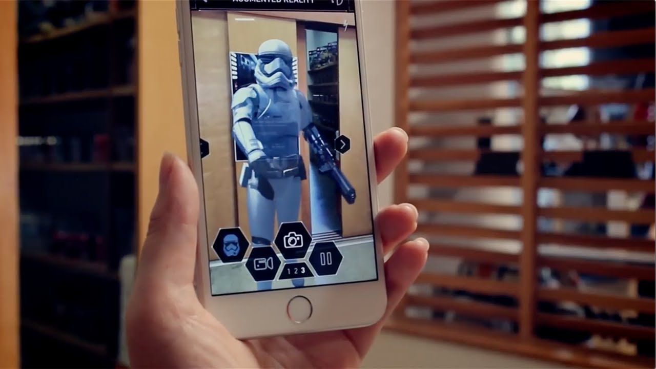 Official Star Wars App: Augmented Reality Feature - YouTube