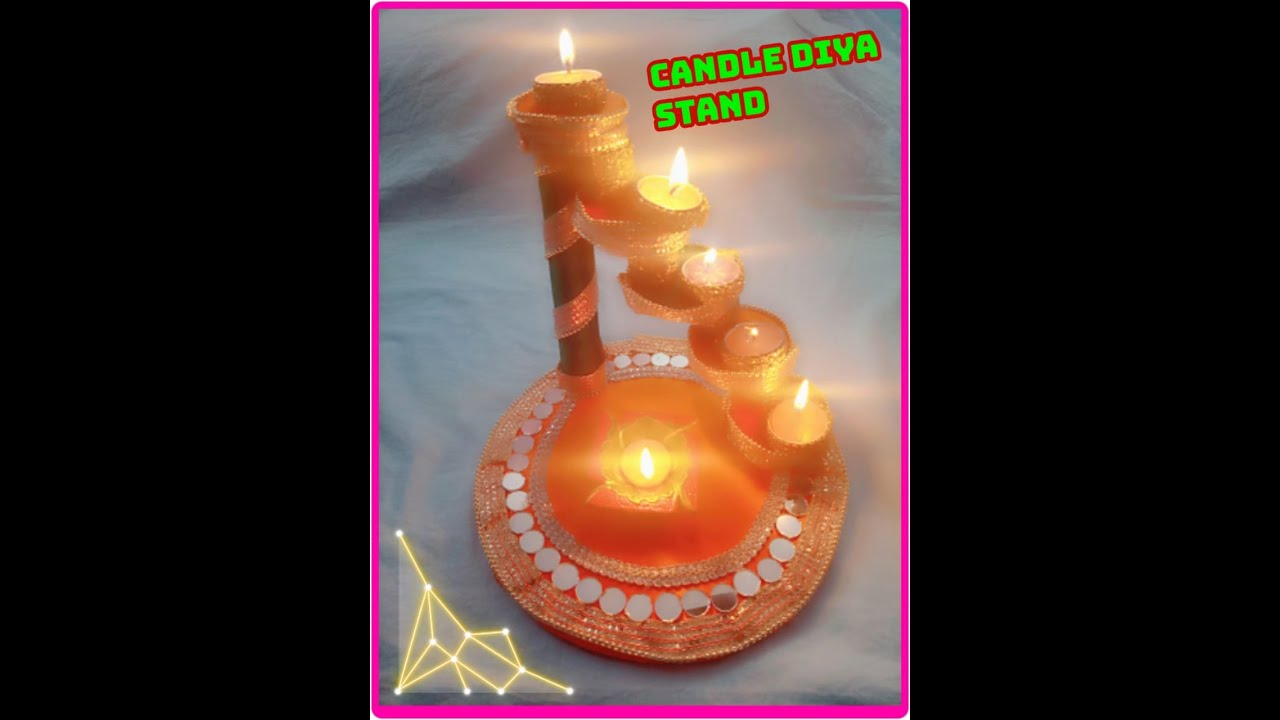 diwali diya stand making easy | easy diwali home decoration ideas | diy ...