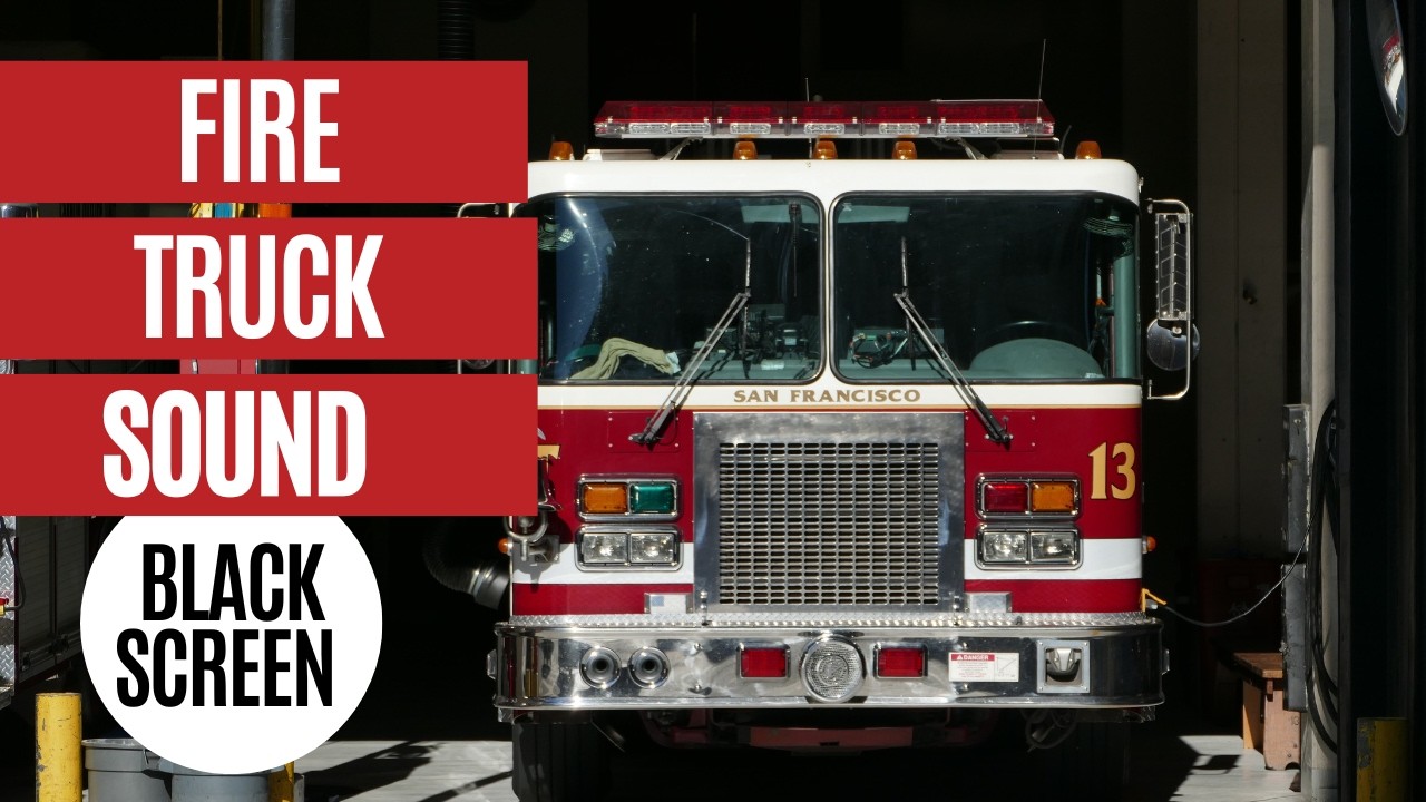 Can You Handle This Fire Truck Siren Sound Effect 6 Hours Long ? - YouTube