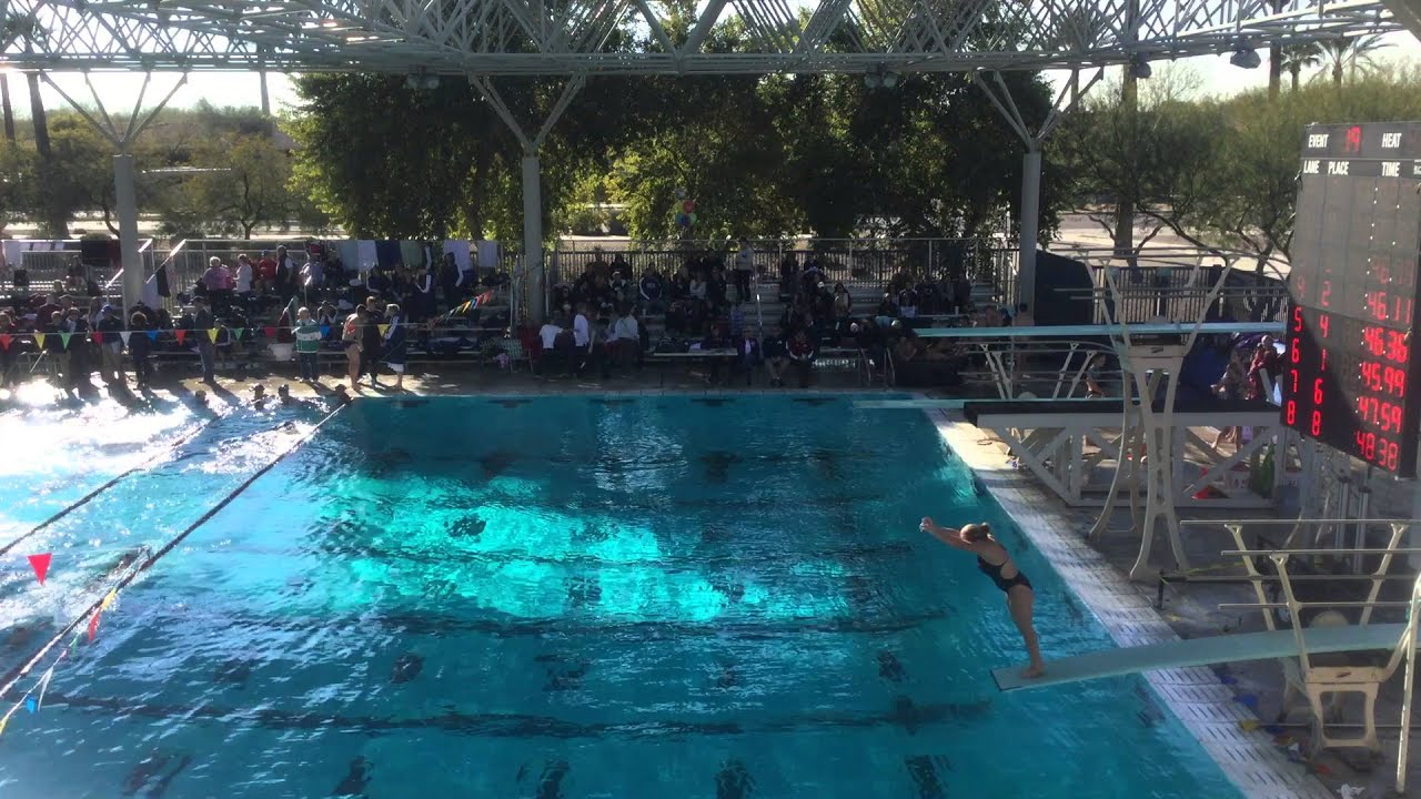 2016 GCU vs BYU (NM) Diving 1m Libby 1 - YouTube