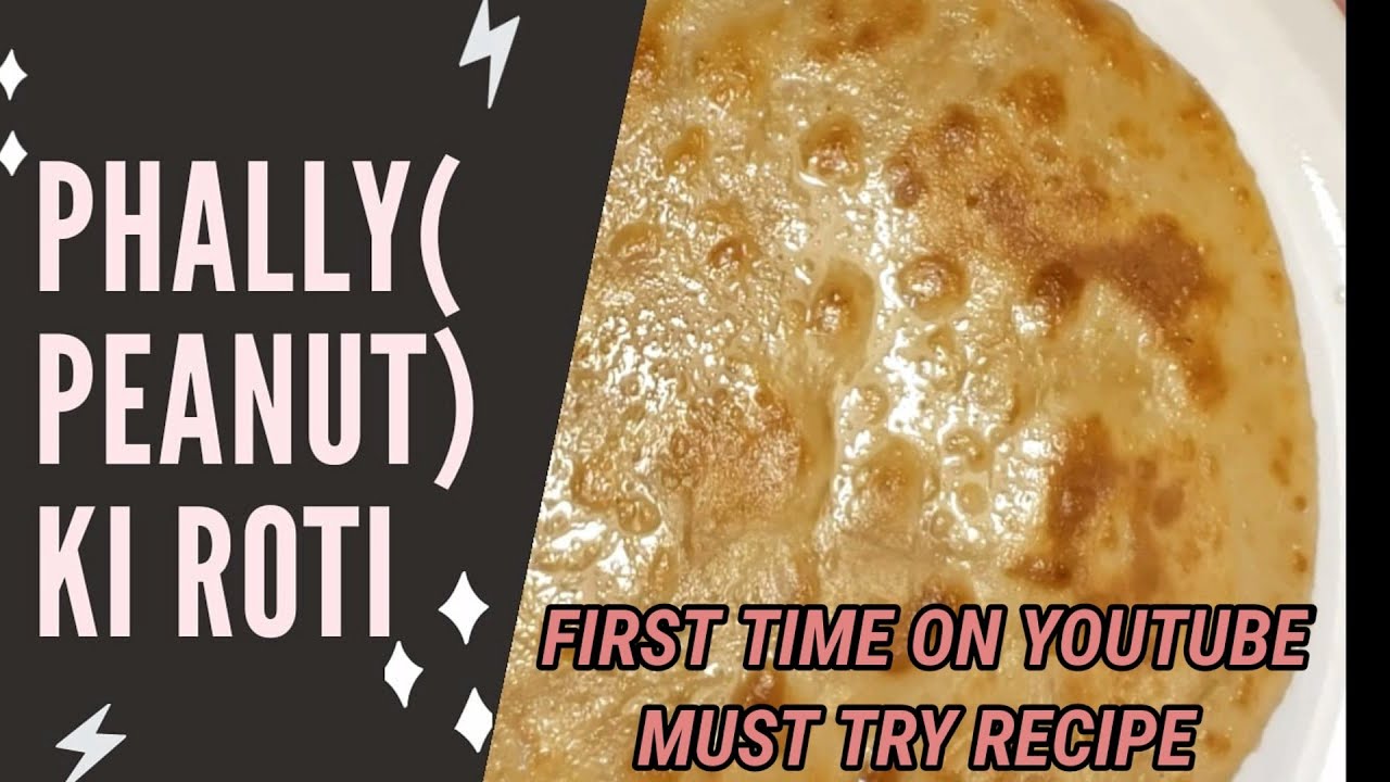 Phally ki roti | peanut filling paratha | phalli ki roti recipe ...