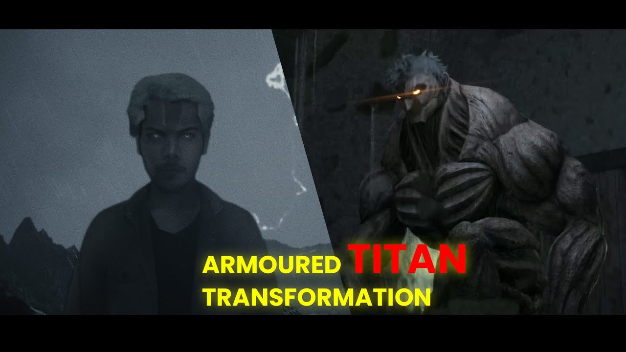 Attack on Titan Reiner Transformation (VFX Cosplay) - YouTube