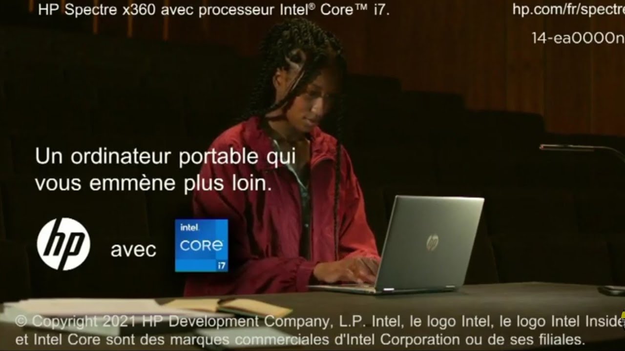 HP Spectre x360 "un ordinateur portable qui vous emmène plus loin" Pub ...