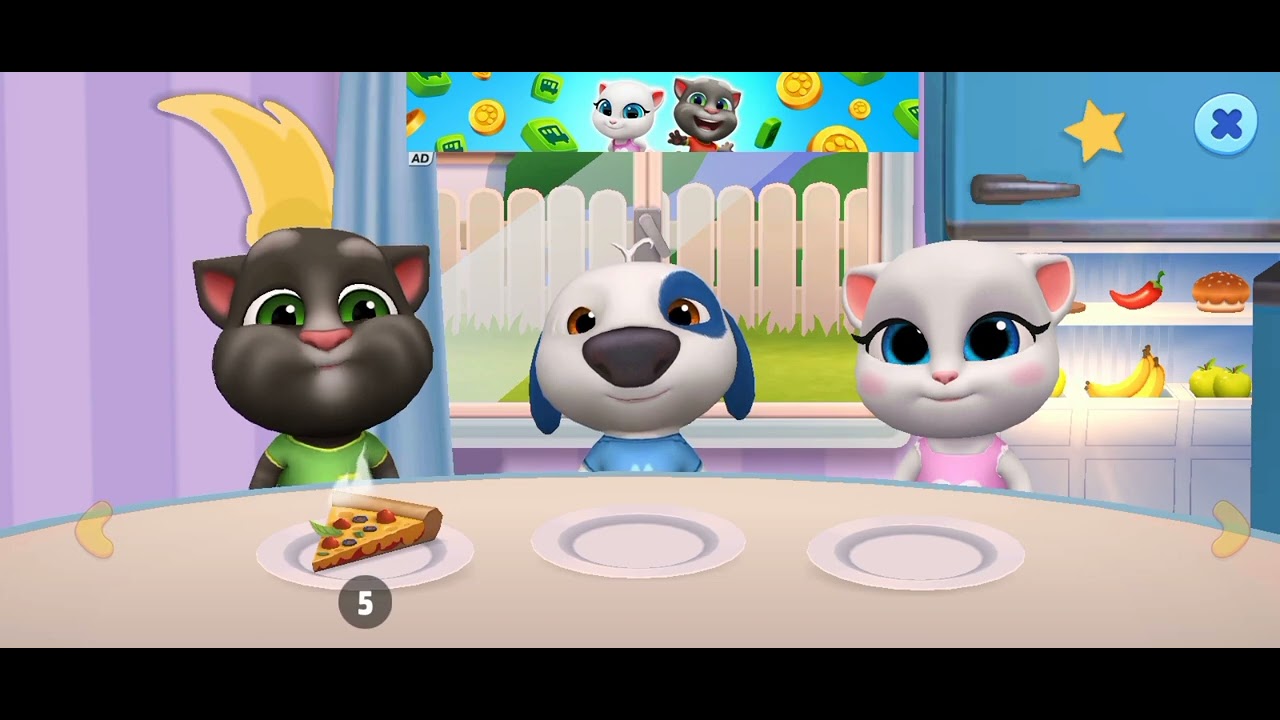 Talking Tom 🦊 And Friends Eating Contest 🍟🍕🌶️ - YouTube