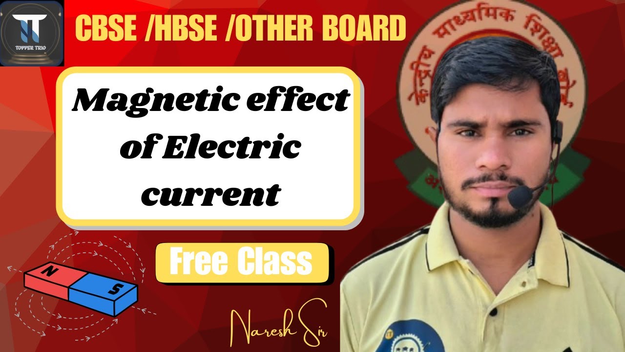Magnetic Effect of Electric Current | Complete Physics Masterclass ...