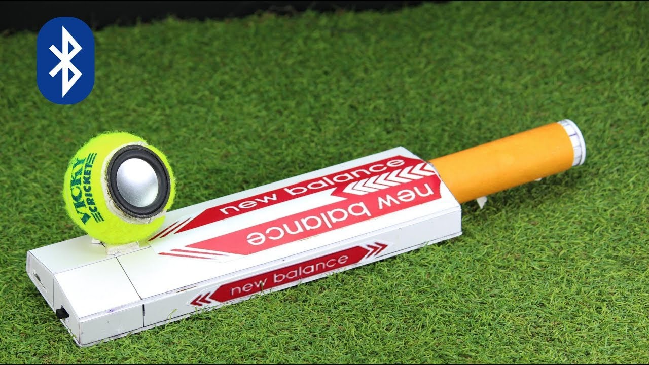 How to Make Bat Ball Bluetooth Speaker at home - YouTube