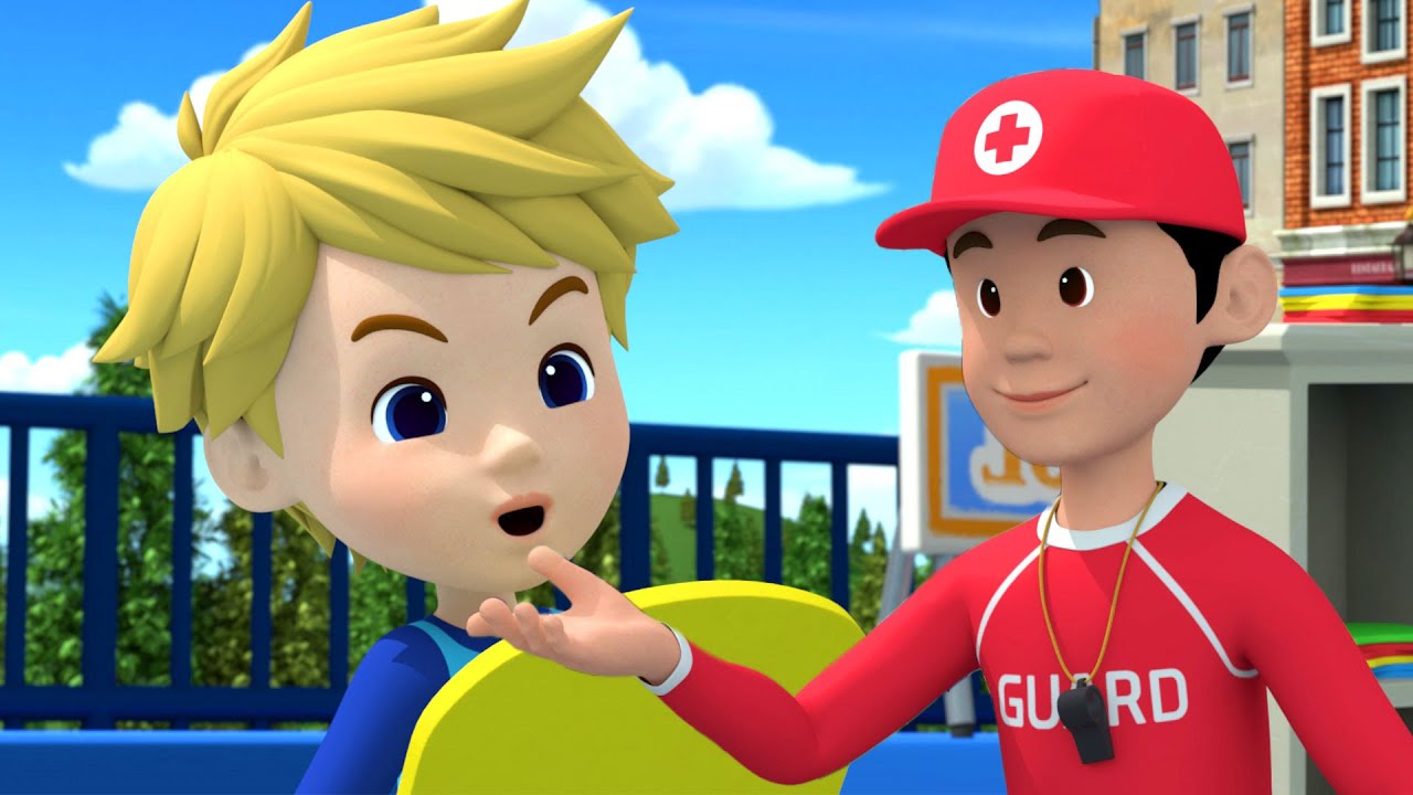 Summer Water Safety│Learn about Safety Tips with POLI│Summer Vacation ...