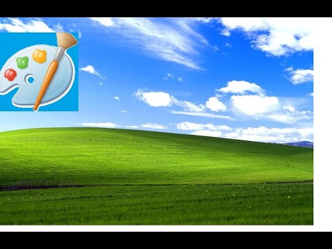 Drawing the Windows XP Background in MS Paint - YouTube