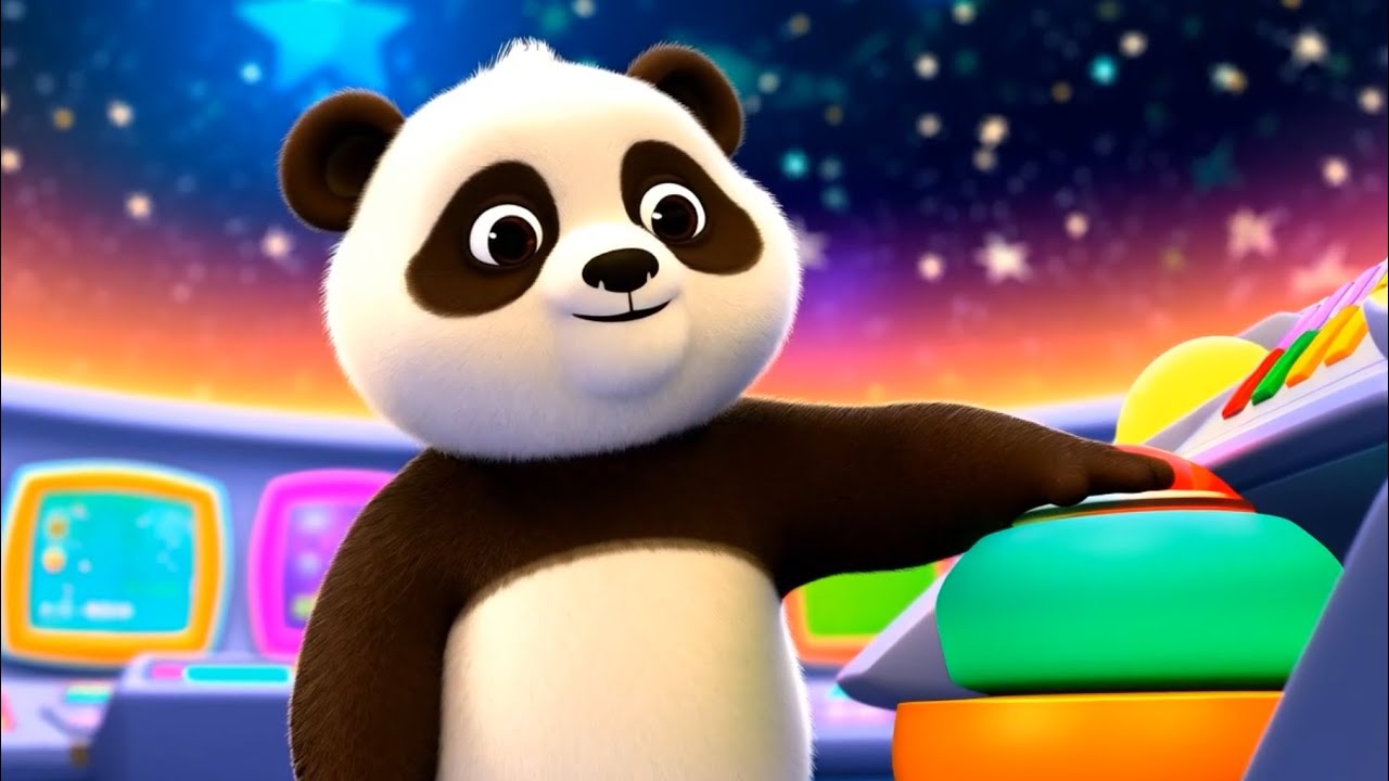 Baby Panda's Space Station ChuChu TV Nursery Rhymes & Kids Songs ...