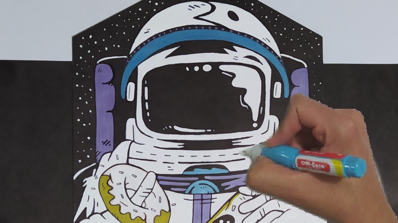 DIBUJANDO CON CORRECTOR - DRAWING WITH CORRECTION PEN - SONDER - YouTube