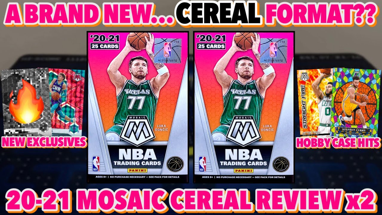 A Brand New... CEREAL Box Format?? SICK HIT!🔥 | 2020-21 Panini Mosaic ...