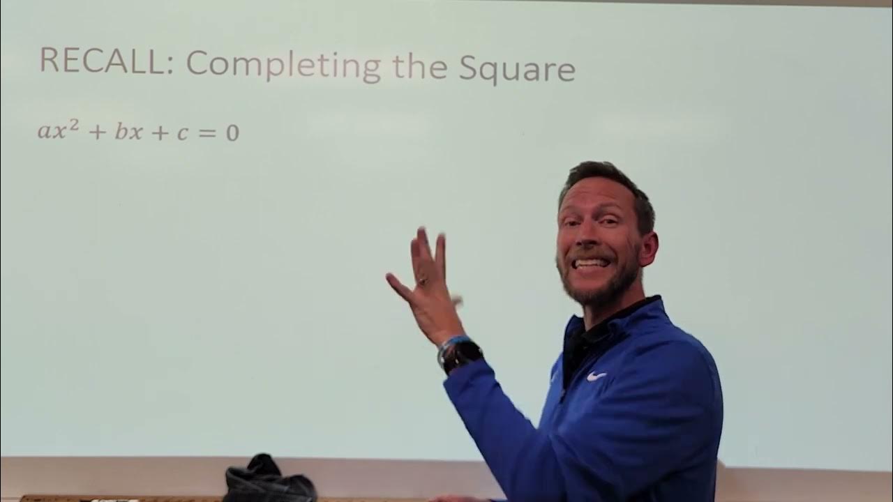 Alg2 Lesson 2-6: Using the Quadratic Formula - YouTube