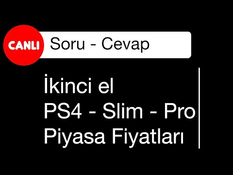30Dakika #Soru-Cevap  ikinci el PS4 Alım Satım Fiyatları