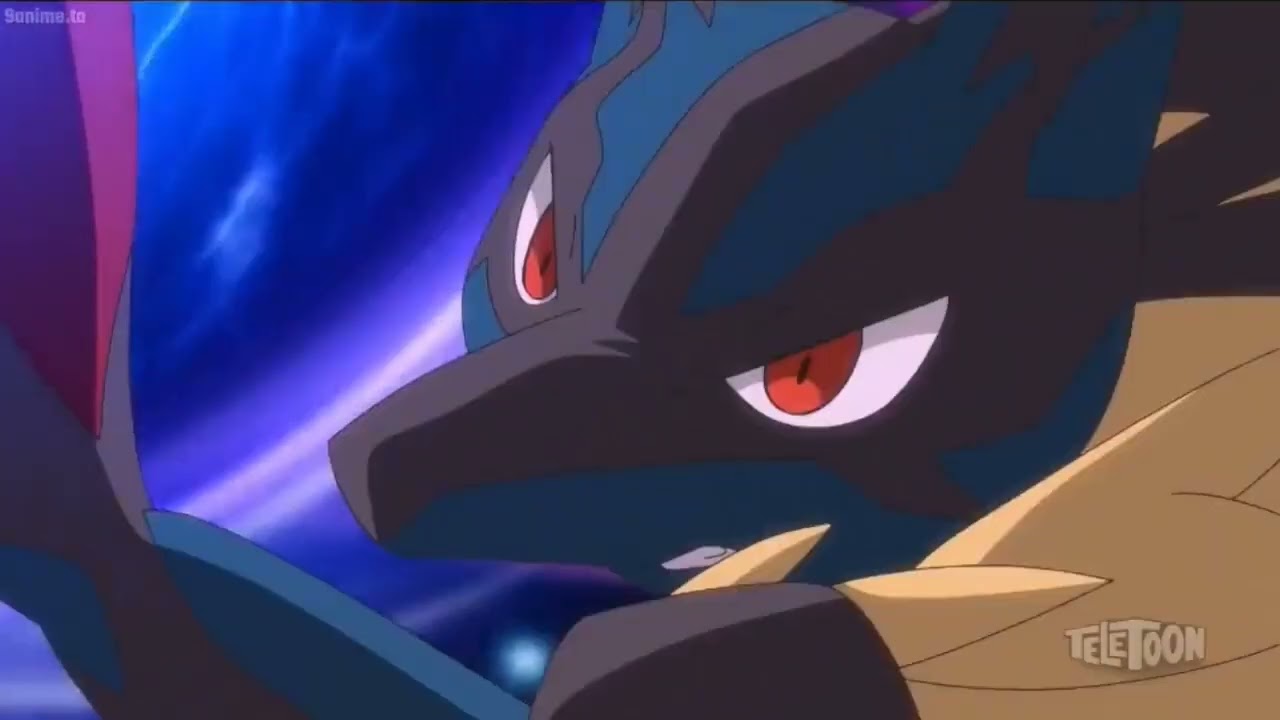 Gigantamax Machamp Vs Mega Lucario | Pokemon Master Journeys - YouTube