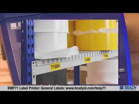 Making Labels with the Brady BMP 71 Label Printer - YouTube