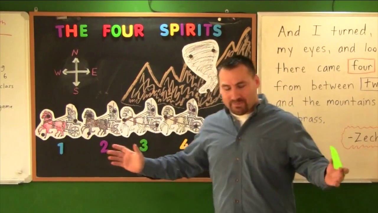 Zechariah 6 For Kids | The Four Spirits - YouTube