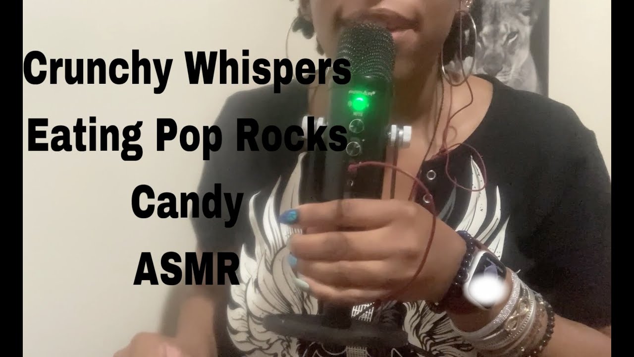Crunchy Whispers Eating Pop Rocks ASMR - YouTube