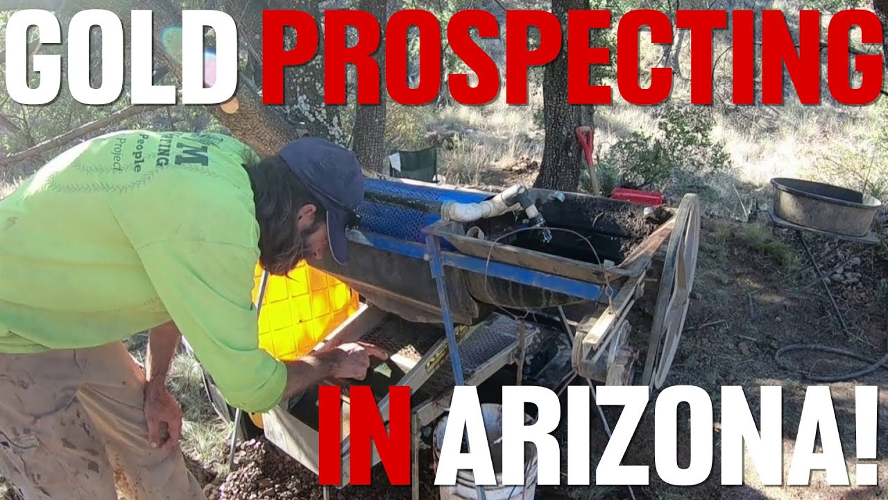 Arizona Gold Prospecting! How To Mine For Gold Without Heavy Equipment ...