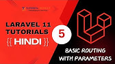 Routing Parameters & Regular Expression Constraints | Part-6 | Laravel 11 Tutorials in Hindi ...
