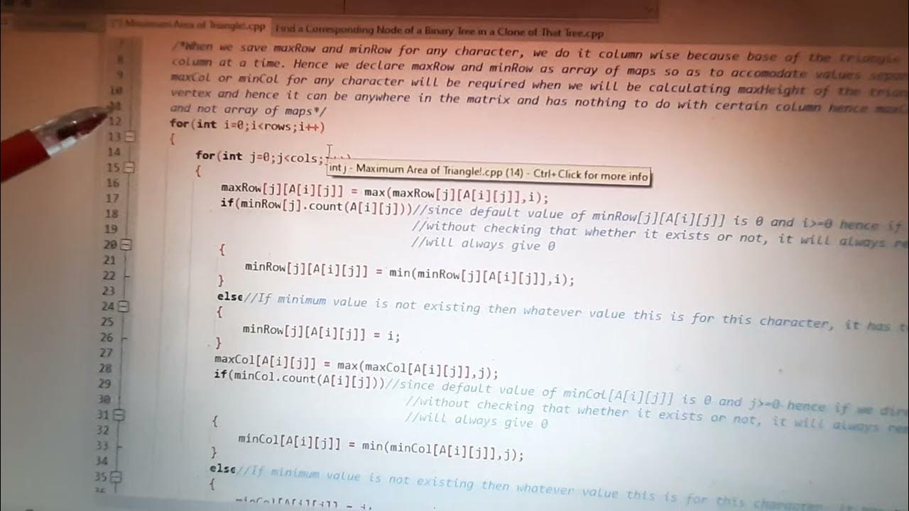 Maximum Area Of Triangle Interviewbit Array Maths Youtube