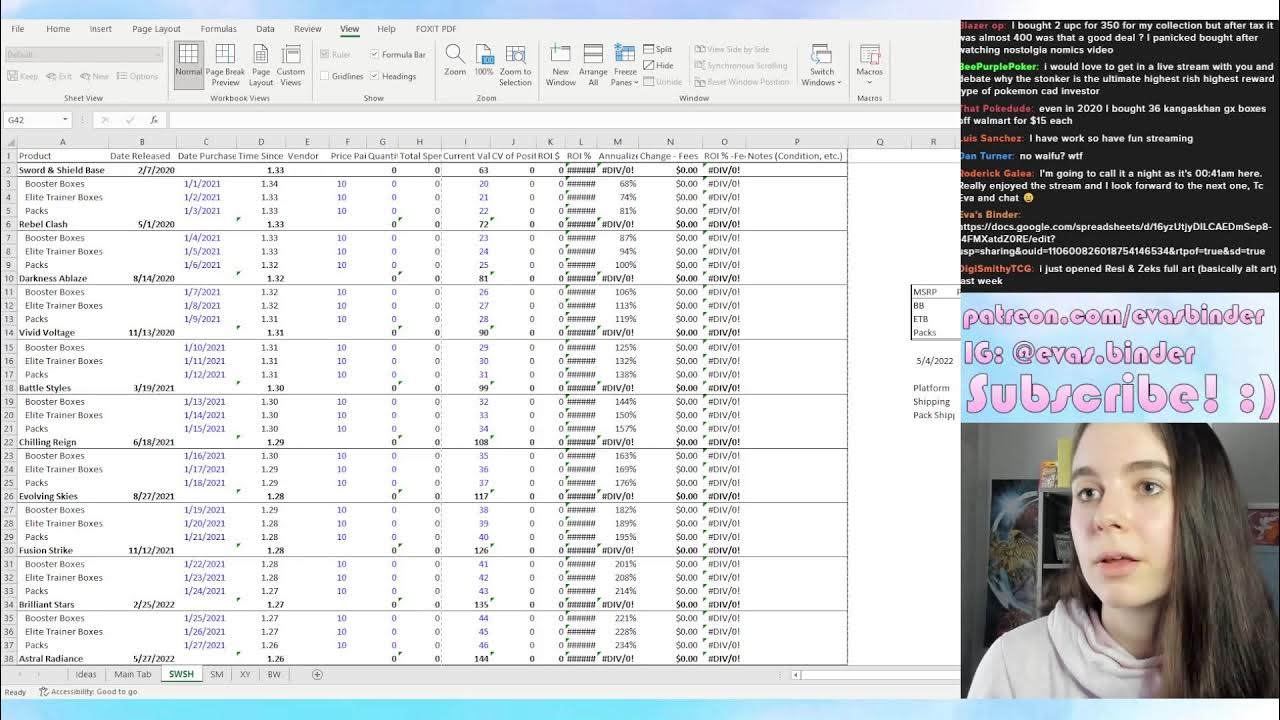 Let's Make A Collection Tracking Spreadsheet! - YouTube