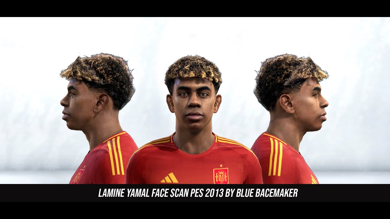LAMINE YAMAL FACE SCAN PES 2013 - LA MEJOR FACE DE YAMAL EN PES 2013 ...