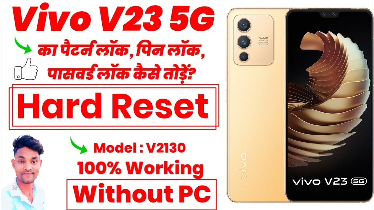 Vivo V23 5G (V2130) Hard Reset | Vivo V23 5G Pro Forgot Password ...