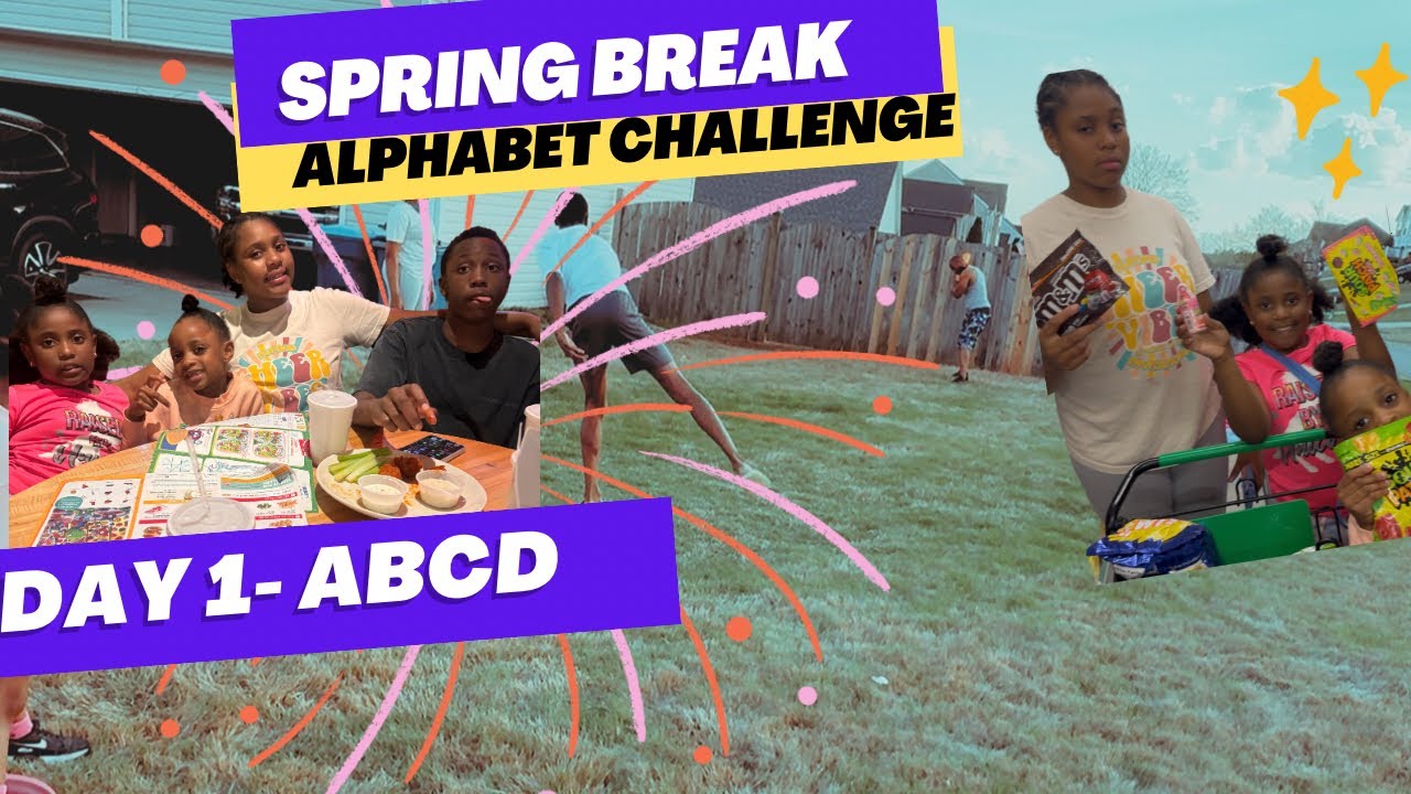 Alphabet Challenge- Spring break Edition - YouTube
