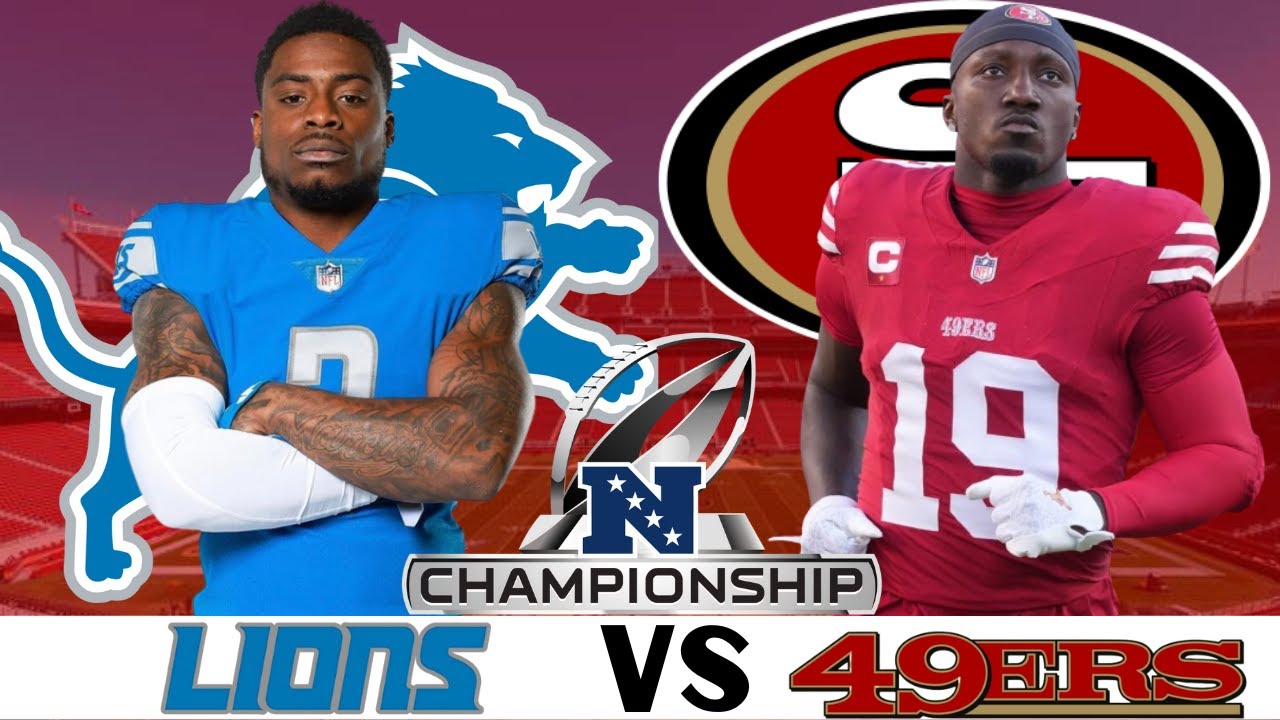 LIVE: Detroit Lions vs San Francisco 49ers: NFC Championship Game - YouTube