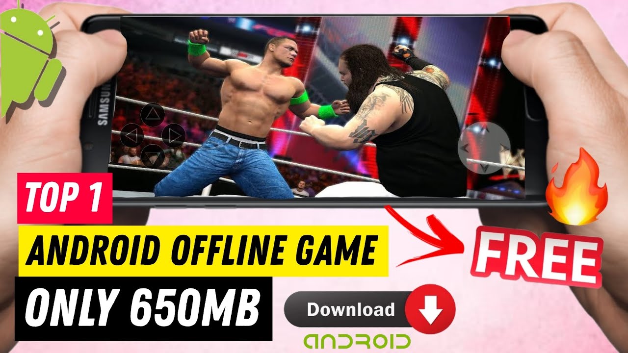 Best Realistic High Graphics Offline WWE Games On Android | WWE Android ...