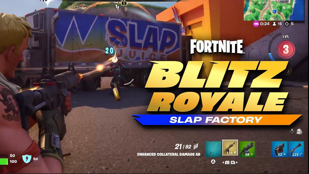 THE SLAP FACTORY BEEN ADDED TO FORTNITE BLITZ ROYALE! - YouTube