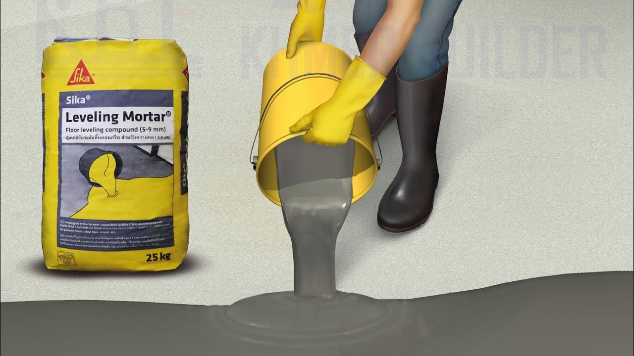 Sika Leveling Mortar: ជាម្សៅស៊ីម៉ងត៍សម្រាប់ចាក់លើផ្ទៃបេតុង ...